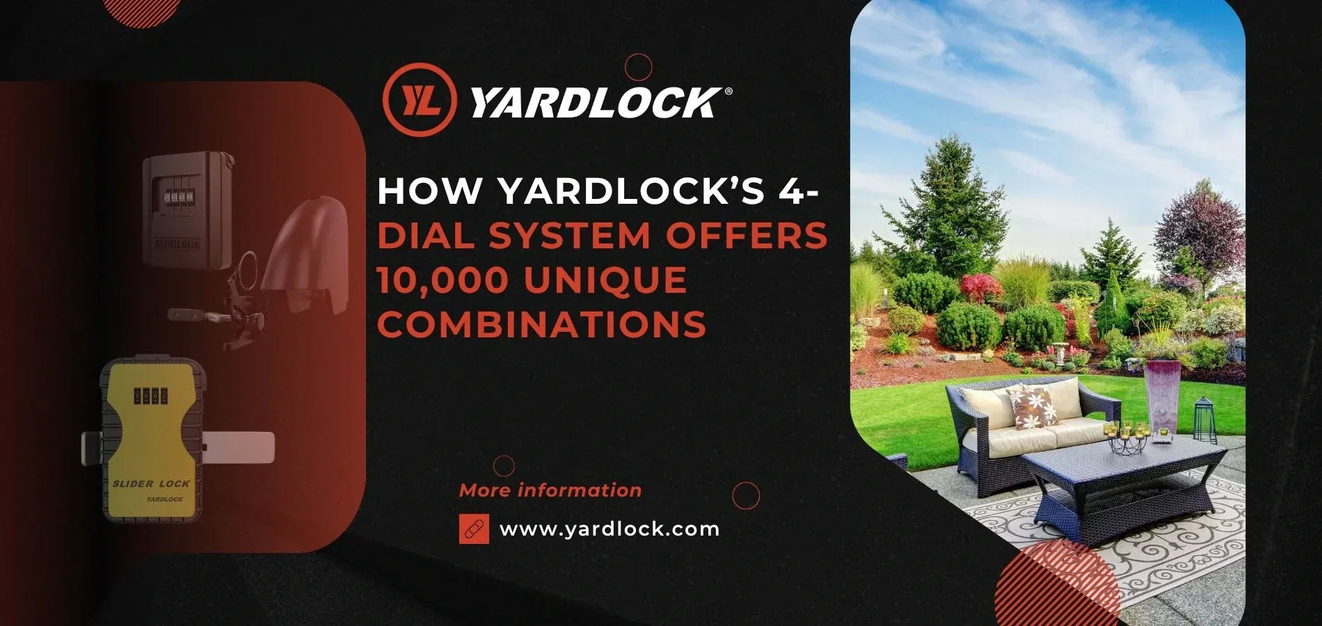How Yardlock’s 4-Dial System Offers 10,000 Unique Combinations ...