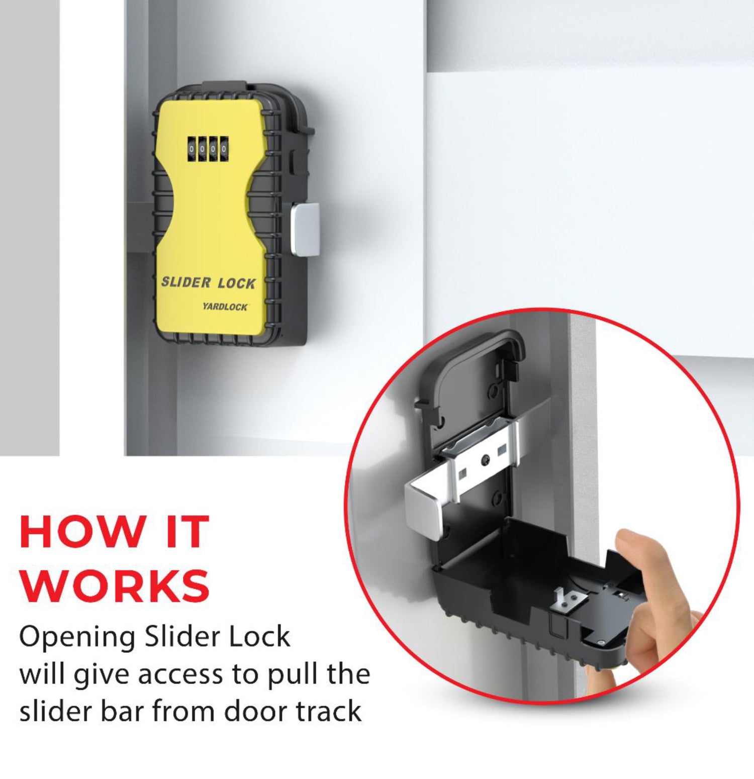 Slider Lock - Keyless Garage Door Security [YARDLOCK] – YARDLOCK ...
